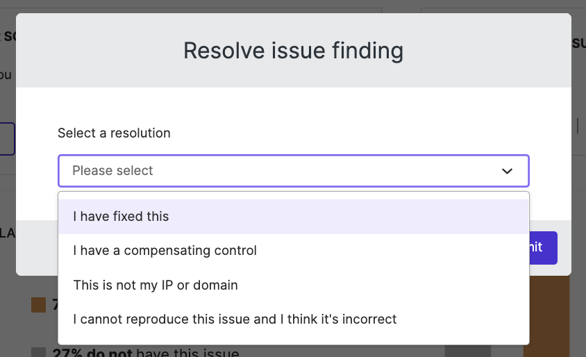 Address issue findings in your Scorecard – Help Center