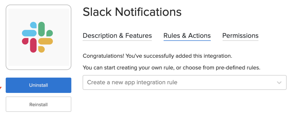 Slack App – Help Center