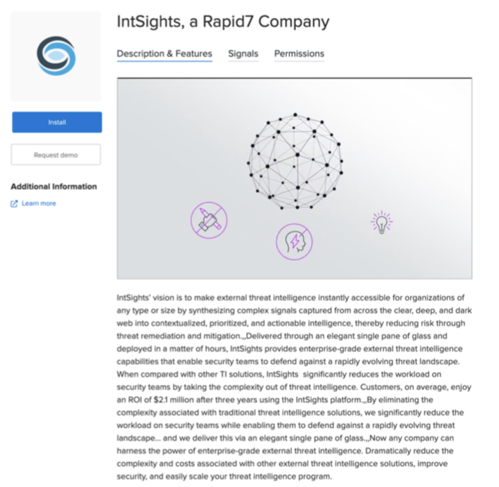 IntSights App – Help Center