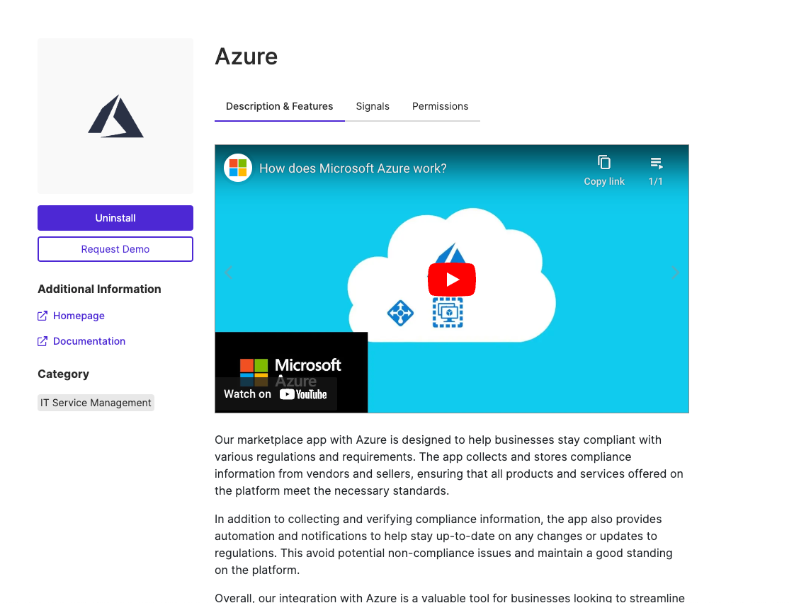 How to use the Azure application – Help Center