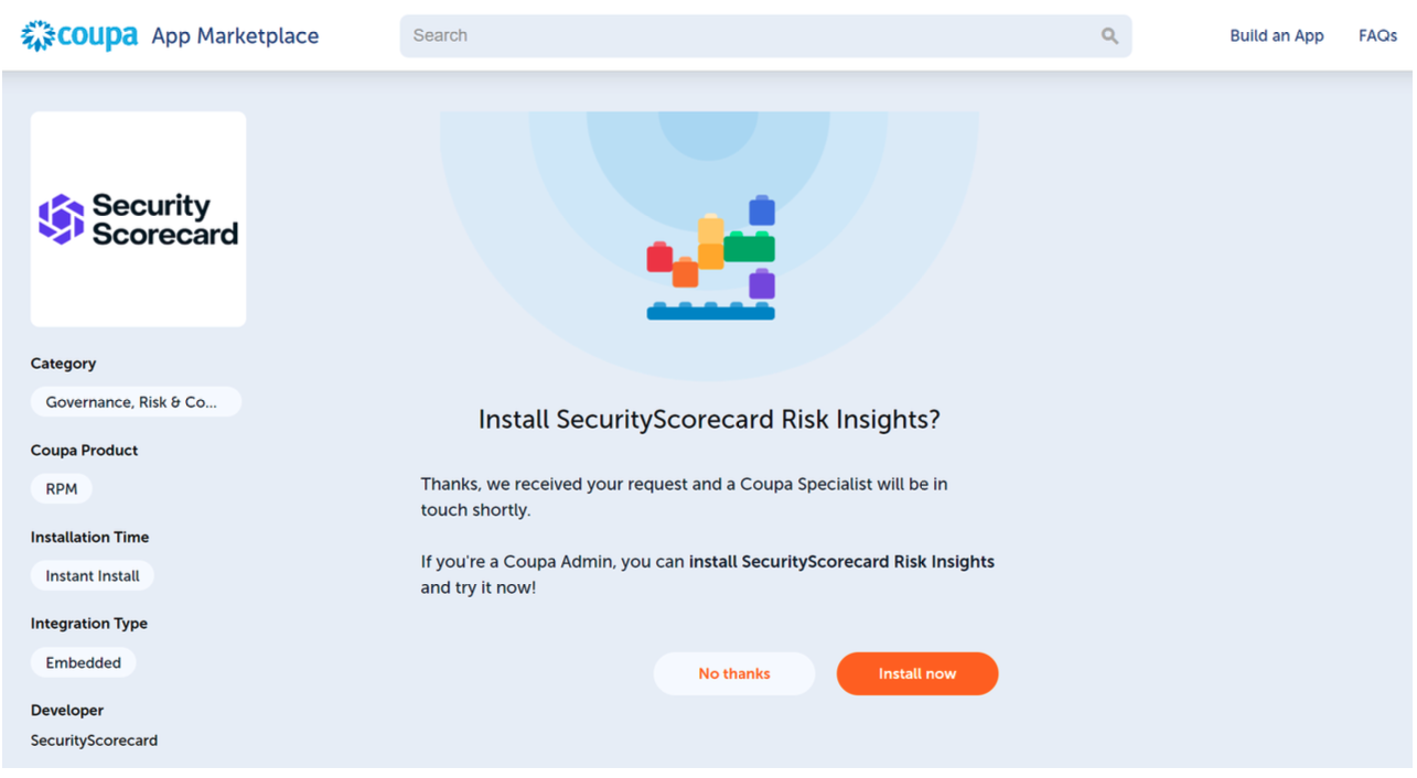 SecurityScorecard Cybersecurity Risk Insights App for Coupa – Help Center