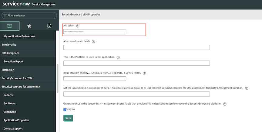 ServiceNow for VRM integration – Help Center