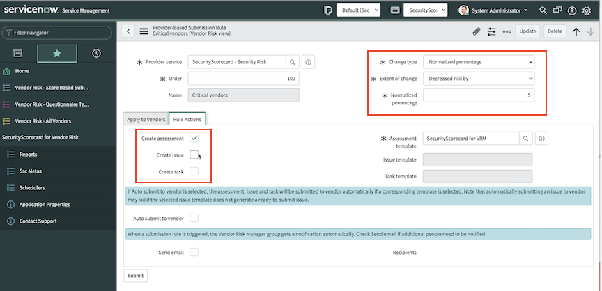 ServiceNow for VRM integration – Help Center