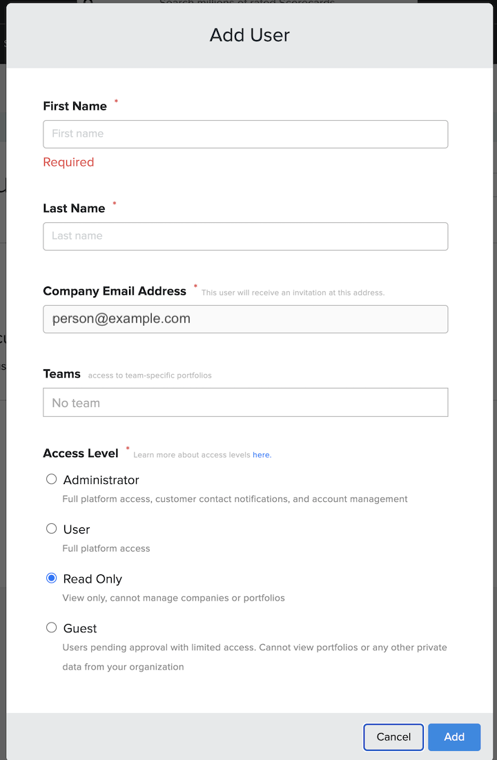 Manage users and permissions in SecurityScorecard – Help Center